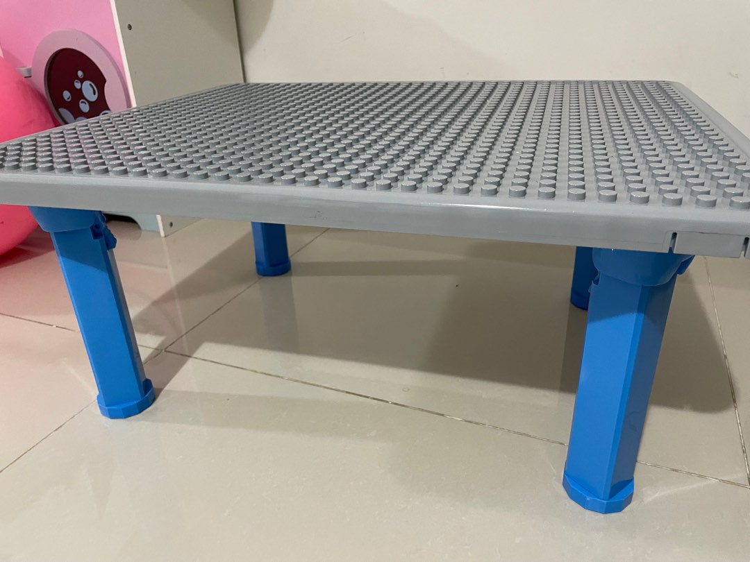 Block and Bricks lego kids table for multi activities, Babies & Kids ...