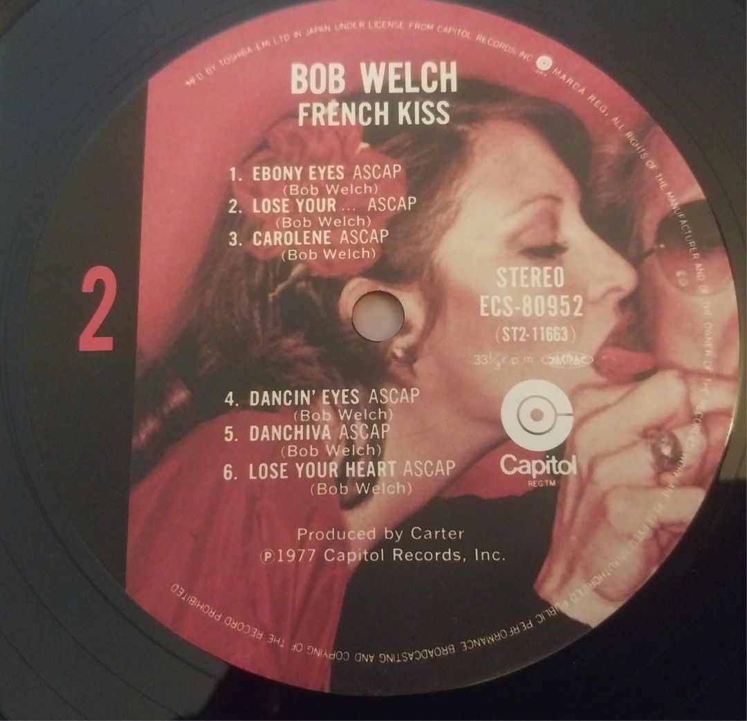 Bob Welch/French Kiss LP, Hobbies & Toys, Music & Media, Vinyls on ...