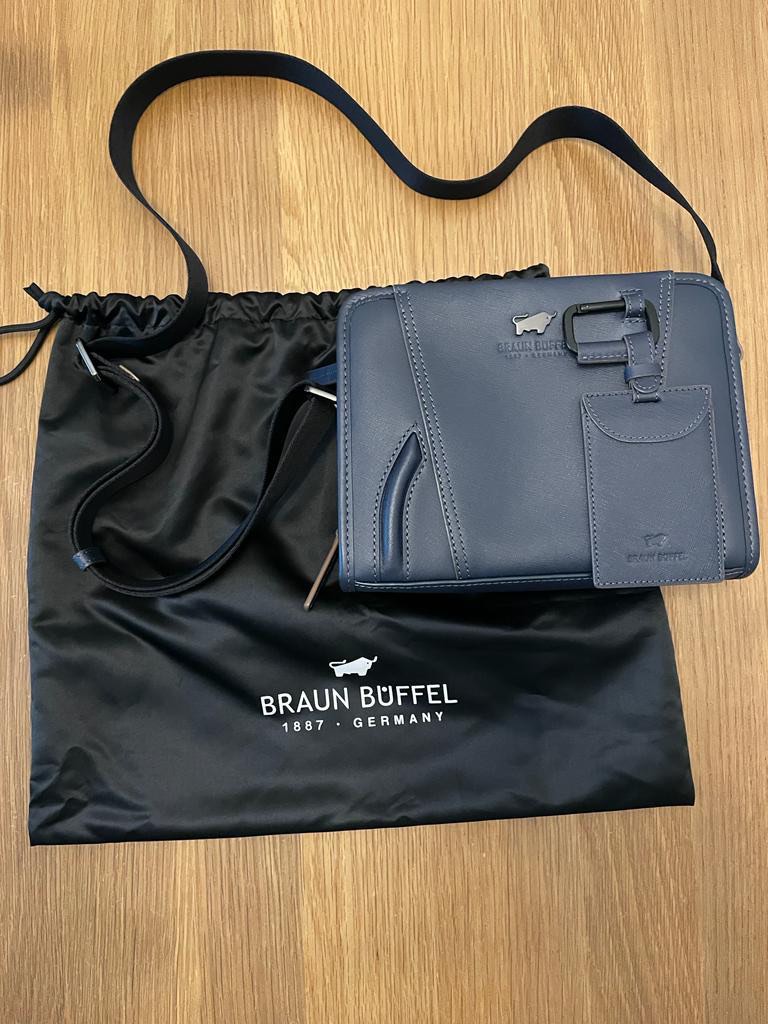 Braun Buffel Iconic Mini Messenger, Luxury, Bags & Wallets on Carousell