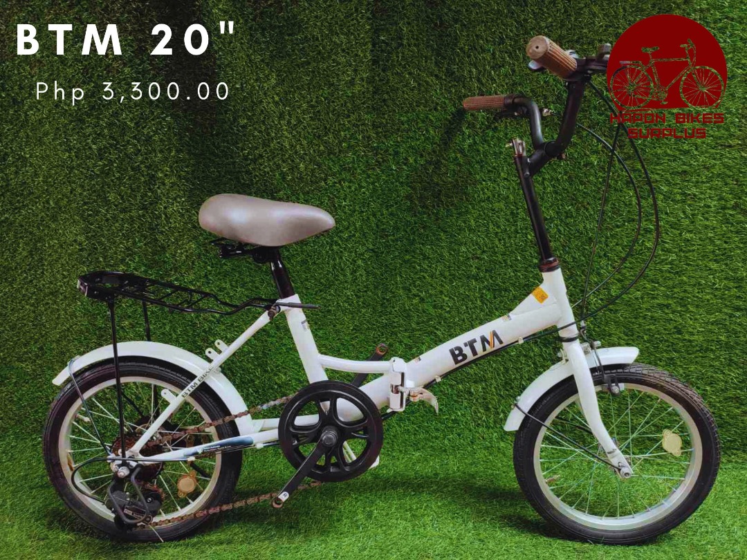BTM 20" Folding Bike Japan Surplus, Sports Equipment, Bicycles & Parts, Bicycles on Carousell