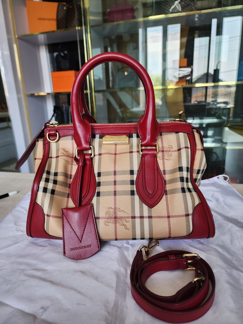 Burberry speedy pm (strap & repl db) dv, Barang Mewah, Tas & Dompet di ...