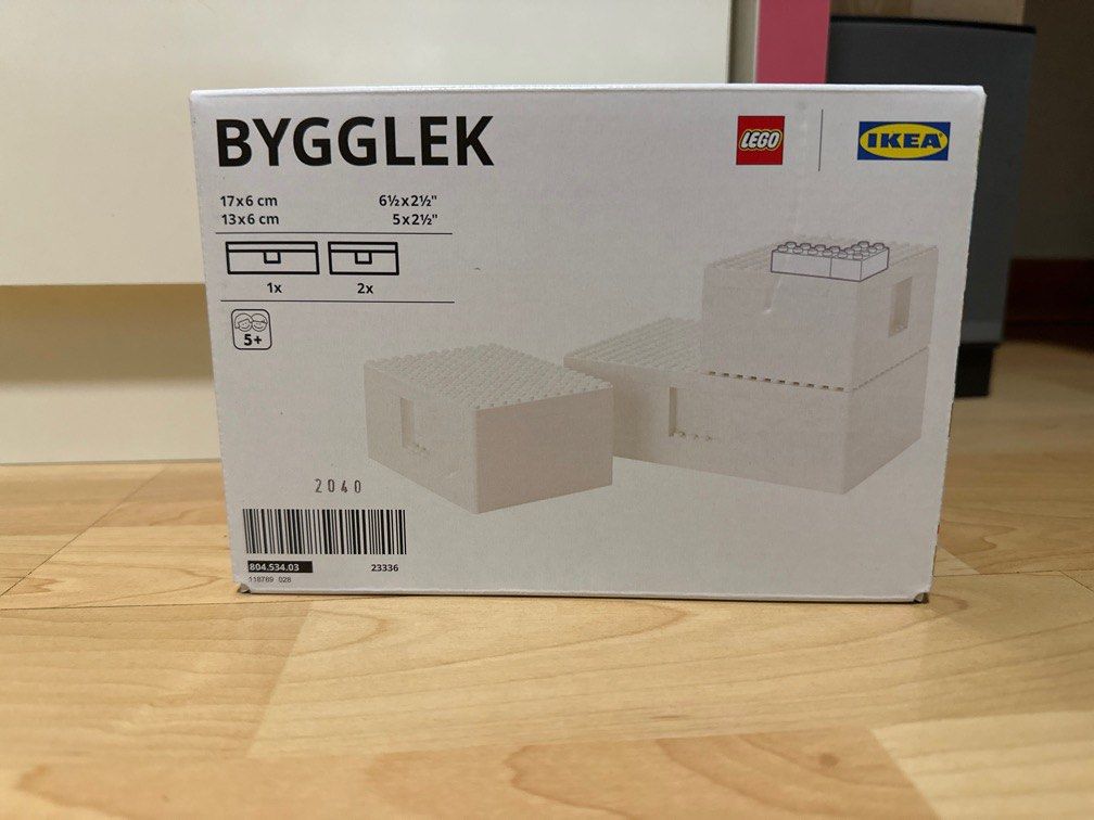 Bygglek ikea lego box, Hobbies & Toys, Toys & Games on Carousell