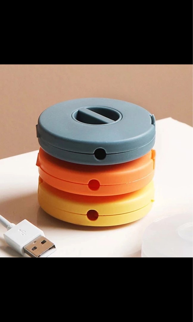 Cable Storage Box Tidy Winder Wire Organizer USB Cord Holder, Mobile ...