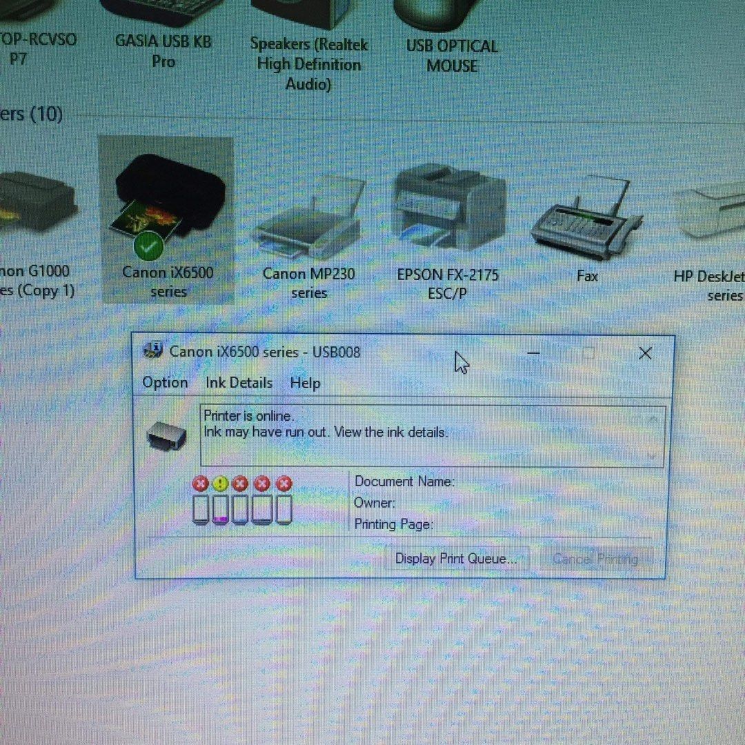 CANON PIXMA iX 6560 Home Office Ink Printer, Computers & Tech, Printers ...