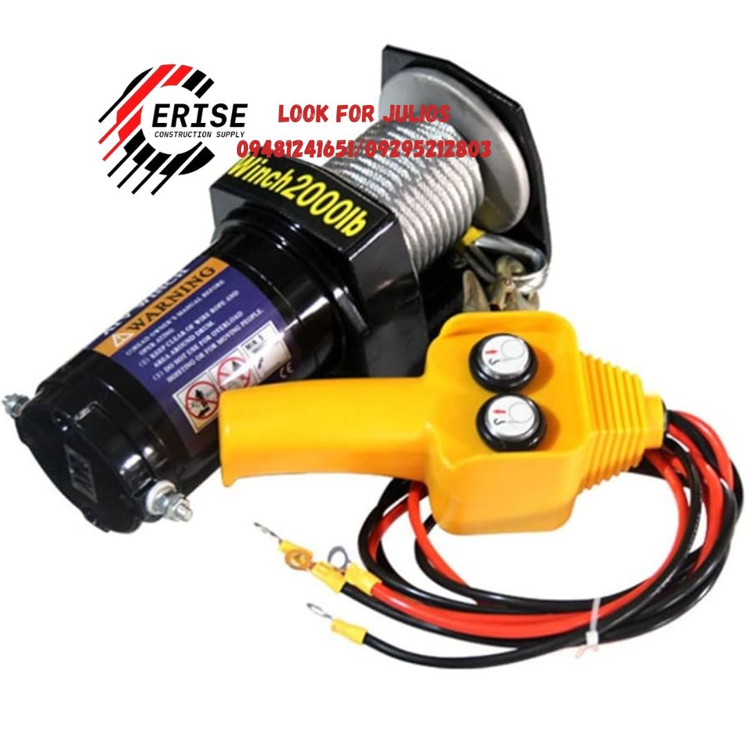 Car Winch (For Small Cars,Small Vehicle) 12v & 24v, Commercial ...