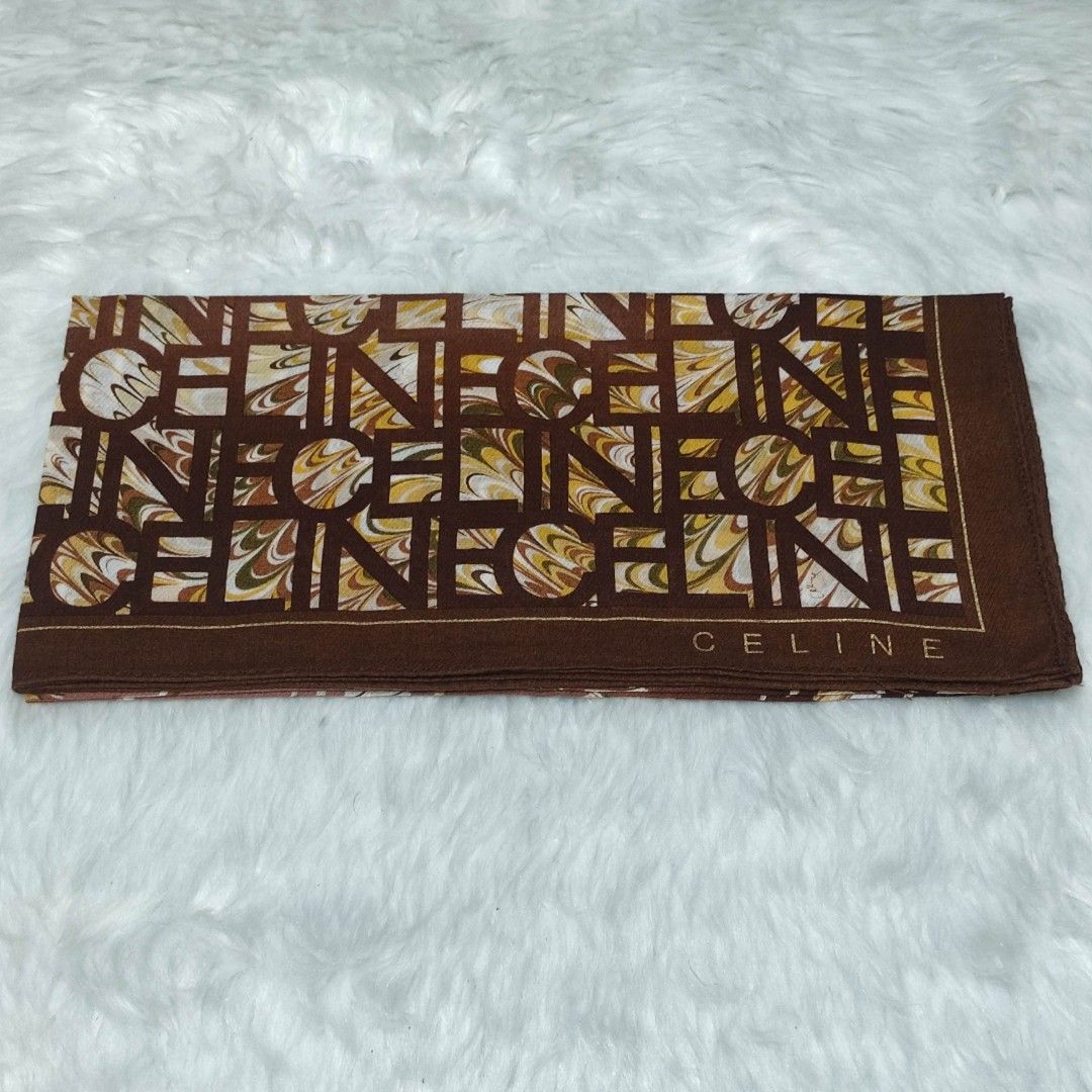 Celine Bandana size Handkerchief Panyo, Men's Fashion, Watches & Accessories, Handkerchief ...