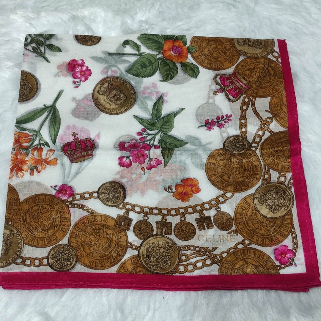 Celine Handkerchief Panyo, Men's Fashion, Watches & Accessories, Handkerchief & Pocket Squares ...