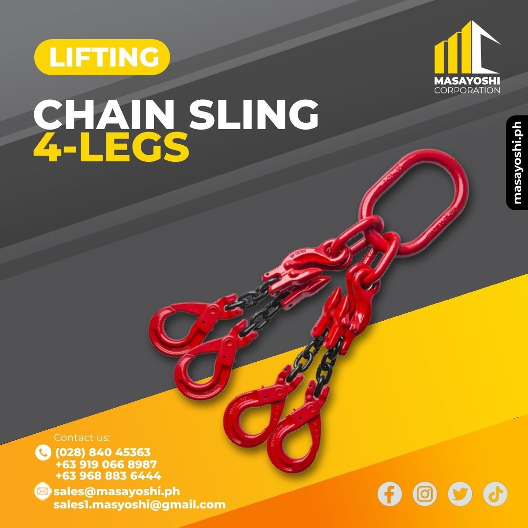 Chain Sling with 4 Legs | Lifting Equipment | Masterlink | Chain Sling ...