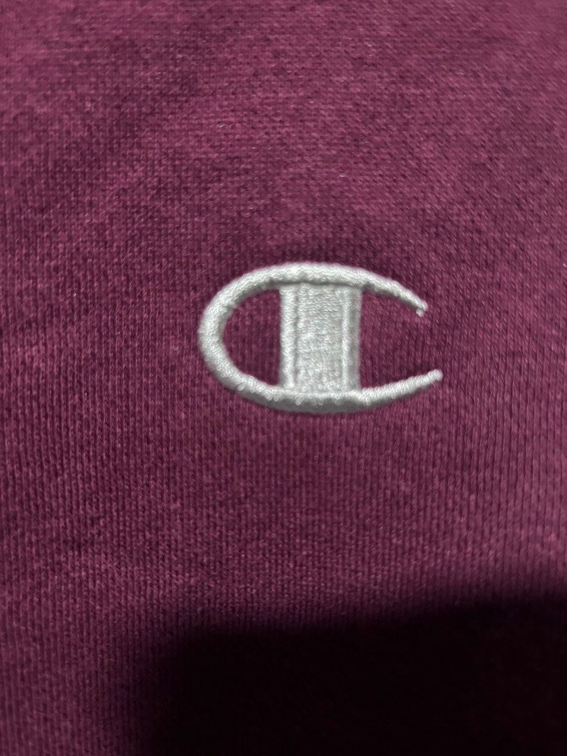 Champion basic logo hoodie jacket, Men's Fashion, Coats, Jackets and Outerwear on Carousell