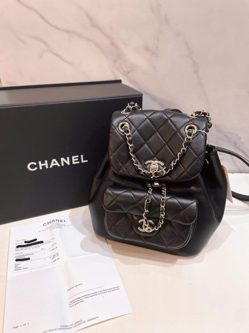 Chanel Duma Backpack Small 22A, Women's Fashion, Bags & Wallets ...