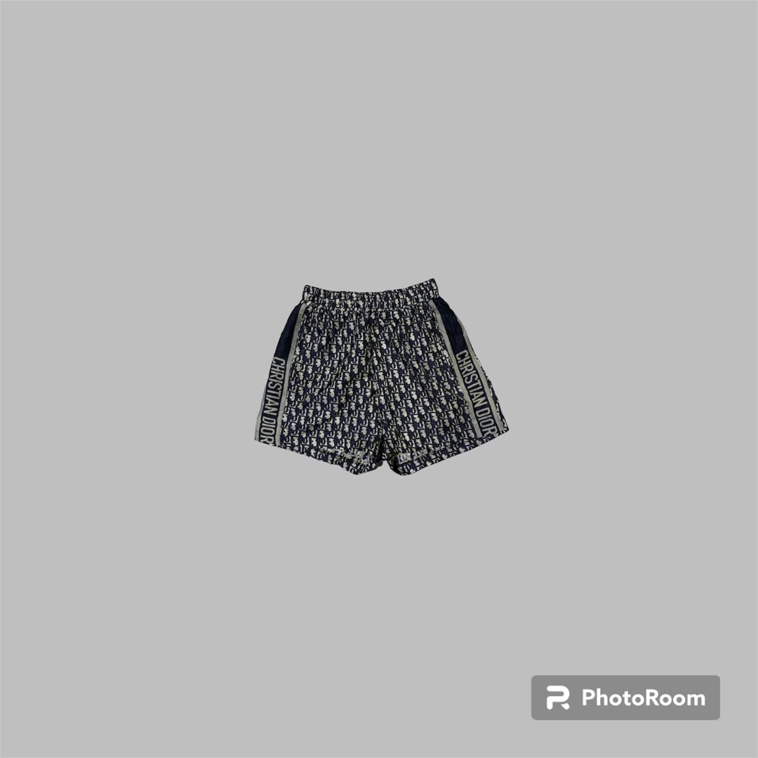 CHRISTIAN DIOR NYLON MONOGRAM SHORTS, Luxury, Apparel on Carousell