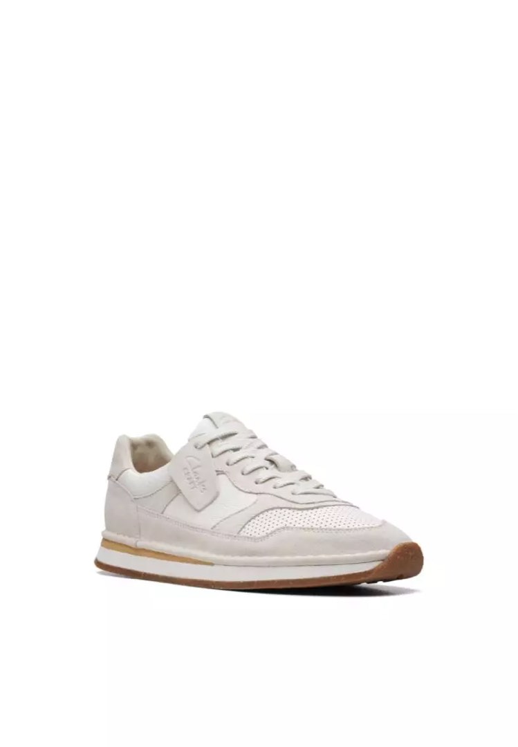 CLARKS CraftRun Tor White Shoes, Men's Fashion, Footwear, Sneakers on ...