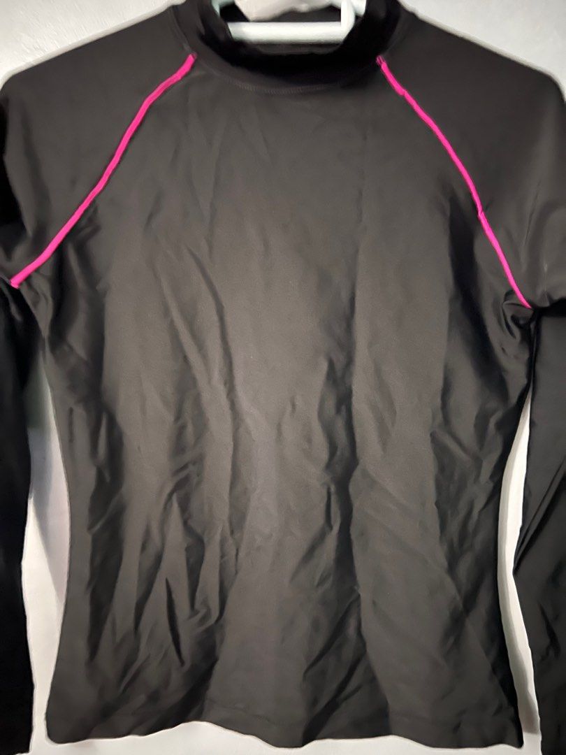 Coco Cabana Black Rash guard, Women's Fashion, Swimwear, Rash guard on ...