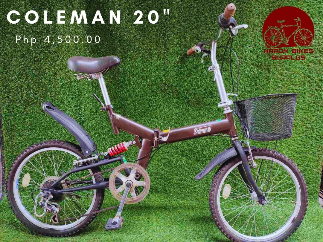 Coleman 20" Folding Bike Japan Surplus, Sports Equipment, Bicycles & Parts, Bicycles on Carousell
