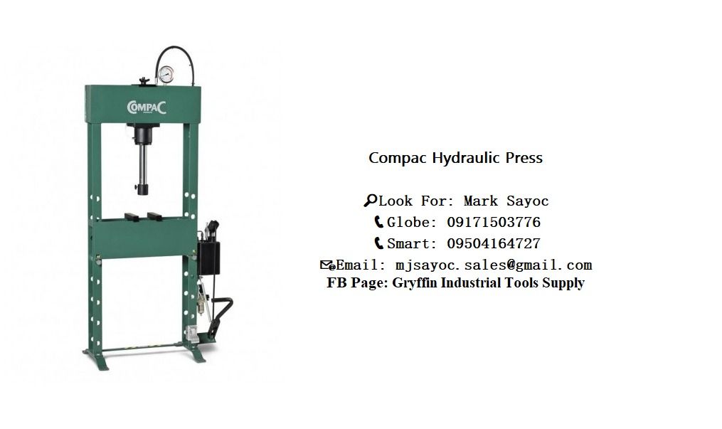 Compac Hydraulic Press, Commercial & Industrial, Industrial Equipment ...
