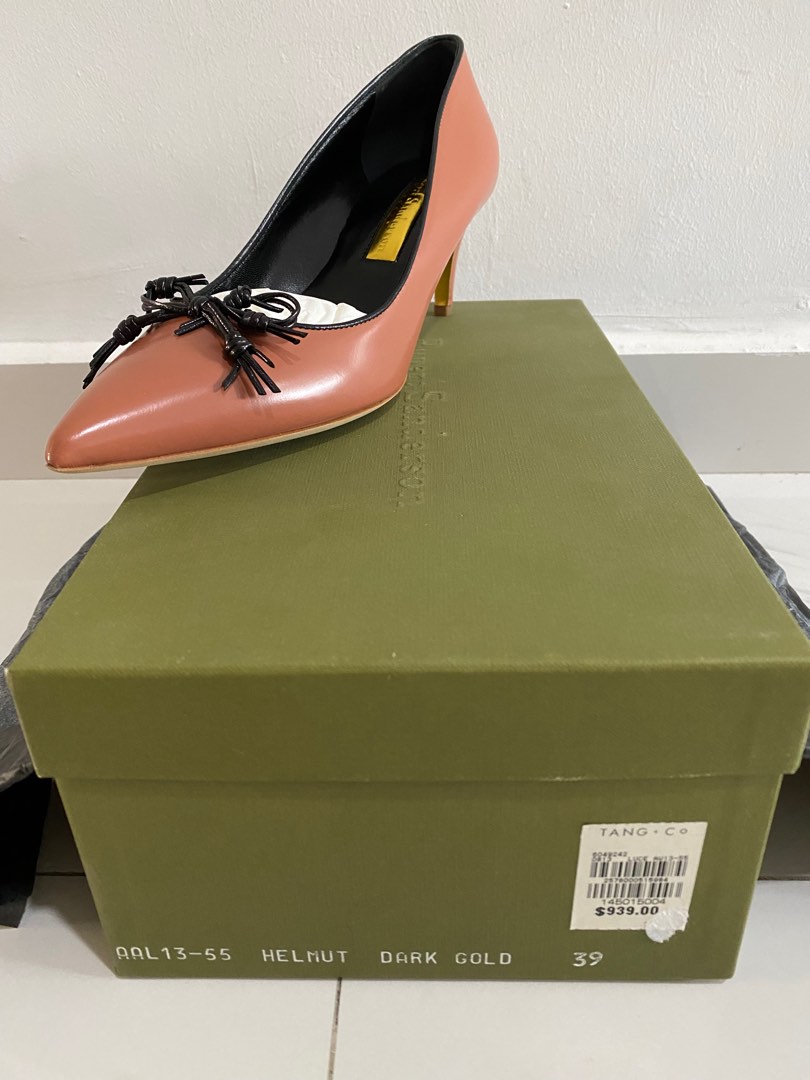 Rupert Sanderson Dark gold heels, Women's Fashion, Footwear, Heels on ...