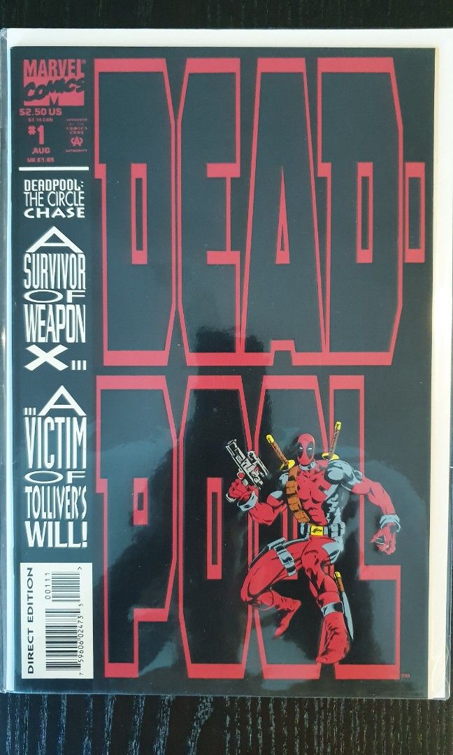 Deadpool The Circle Chase #1-4 (1993) Full Set Of 4, Deadpool Vs ...