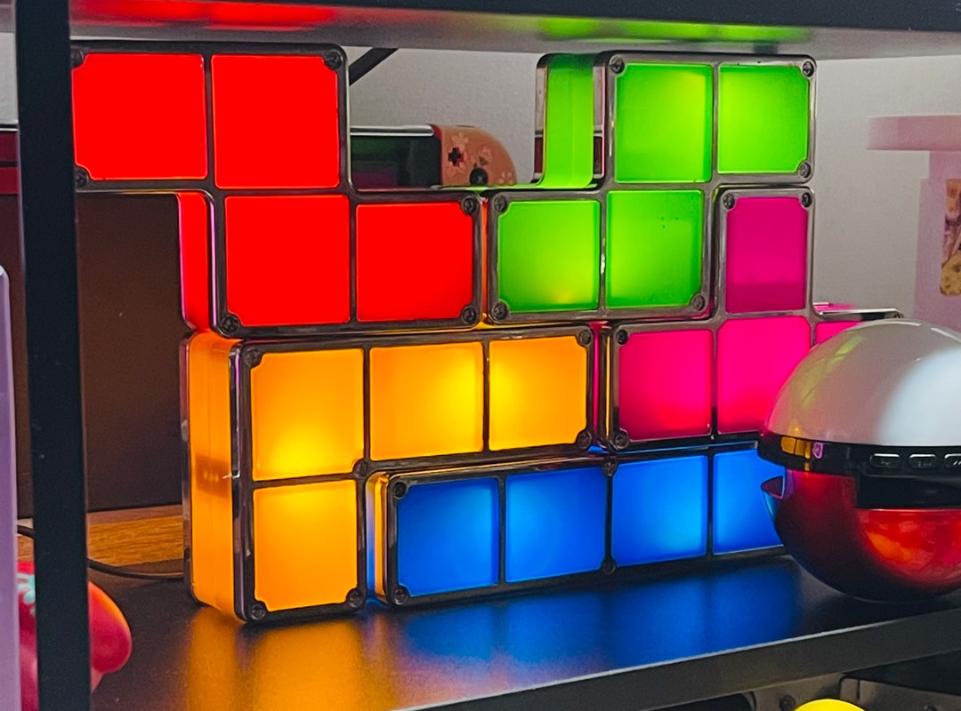 Decoration LED Night Light Tetris 220v, Furniture & Home Living ...