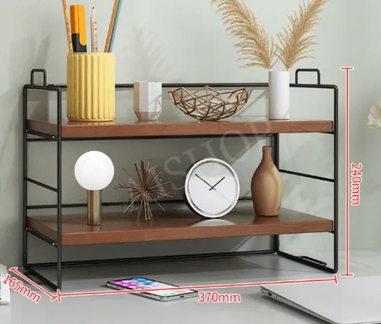 Dekstop Shelf (Self-organised) - Never use before, Furniture & Home ...