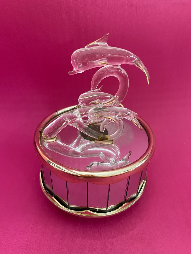 Dolphin music box, Hobbies & Toys, Collectibles & Memorabilia, Vintage ...