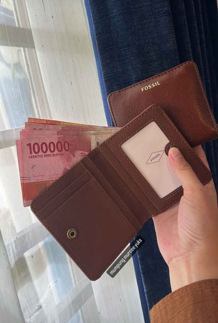 Dompet fossil bifold, Fesyen Pria, Tas & Dompet , Dompet di Carousell