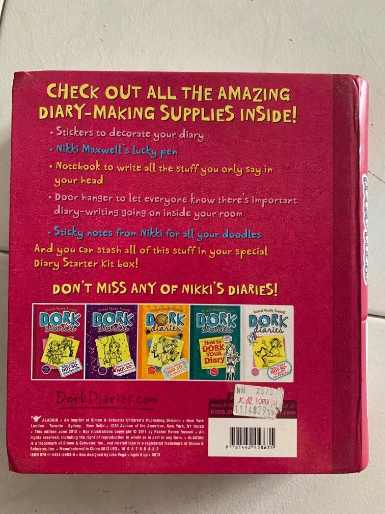 dork diaries diary starter kit, Hobbies & Toys, Stationery & Craft ...