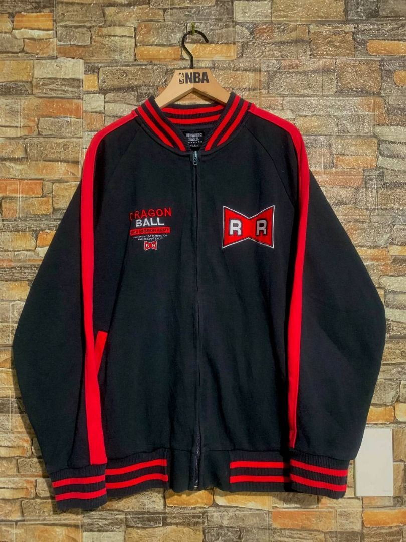 Dragon Ball Jacket Red Black Sukajan Japan Red Ribbon Army Varsity, Men ...