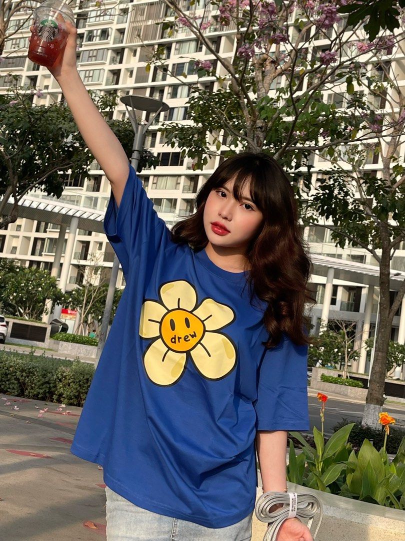 Drew House Daisy Flower Tee, Men's Fashion, Tops & Sets, Tshirts & Polo ...