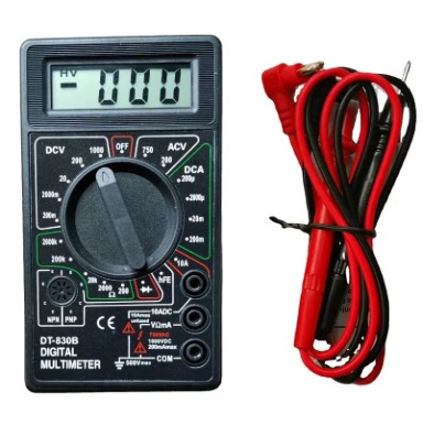 DT830B LCD Digital Multimeter Ammeter AC DC Voltmeter Mini Hand Held ...