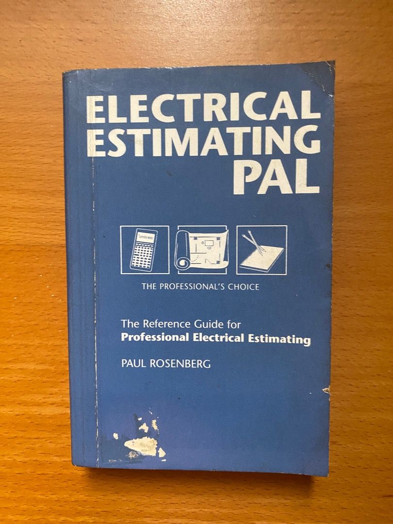 Electrical Estimating Pal: The Professional's Choice (Pal Pocket Reference Series), Hobbies ...