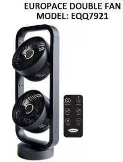 [FREE DELIVERY] Europace Dual Turbo Standing Fan, Furniture & Home ...