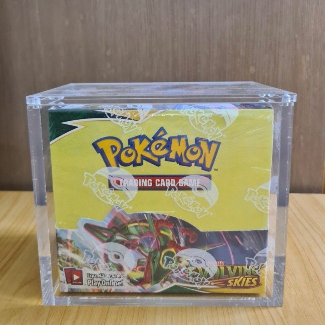 Evolving Skies Sealed booster box with Acrylic Box Pokemon tcg card Not ...