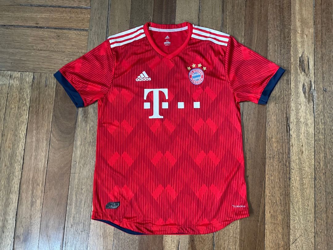 FC Bayern Munchen T Mobile - Adidas - Soccer Jersey, Men's Fashion ...