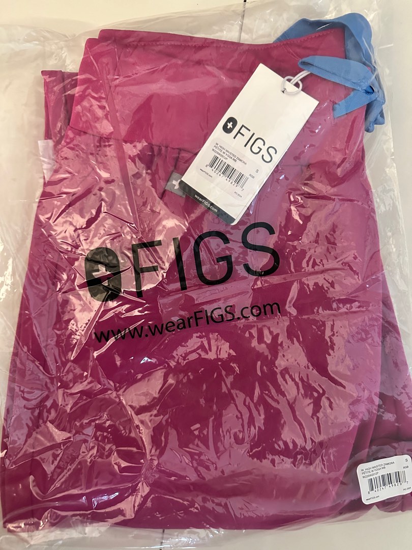 Figs scrub set in Raspberry Sorbet color (Small ), Women's Fashion ...