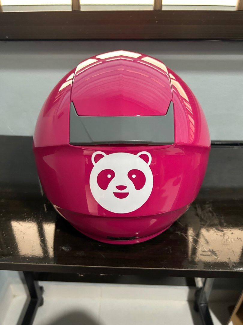 Foodpanda Helmet XXL, Motorcycles, Motorcycle Accessories on Carousell