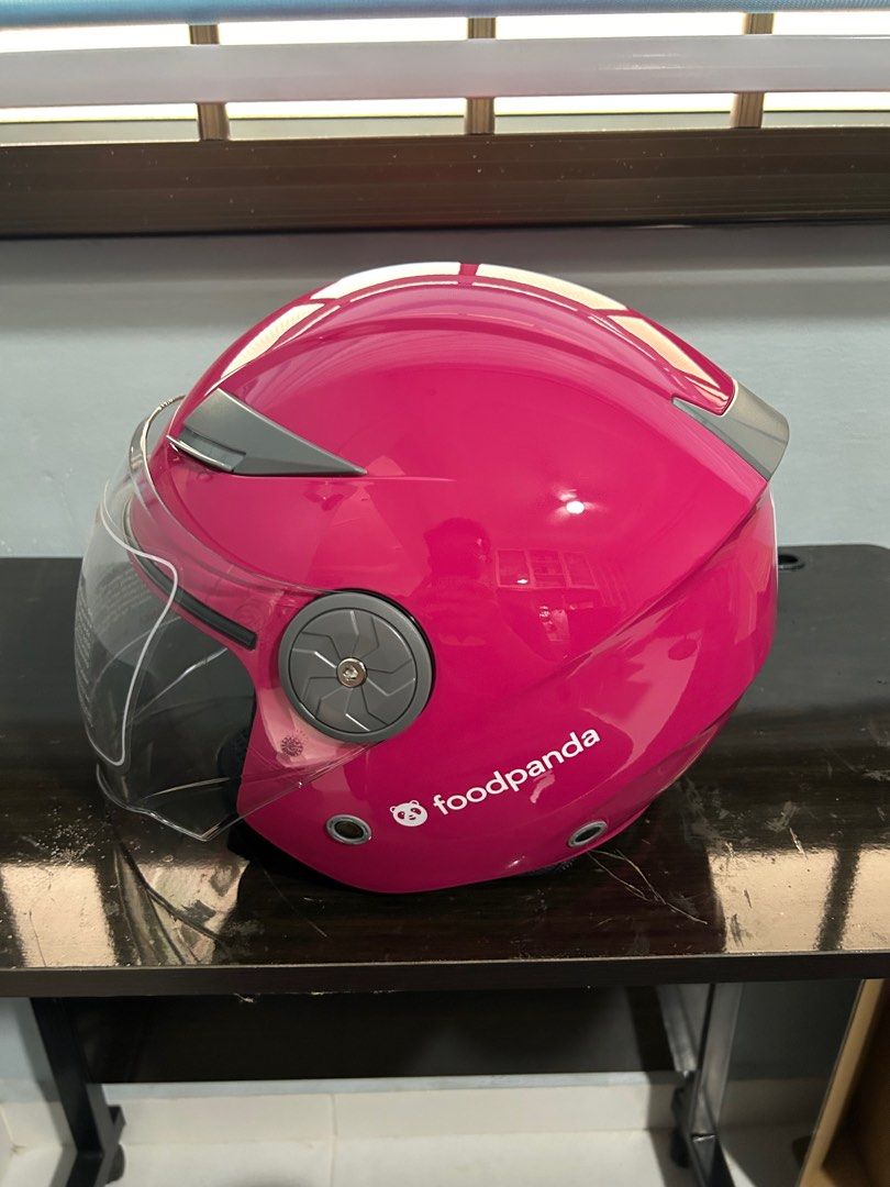 Foodpanda Helmet XXL, Motorcycles, Motorcycle Accessories on Carousell