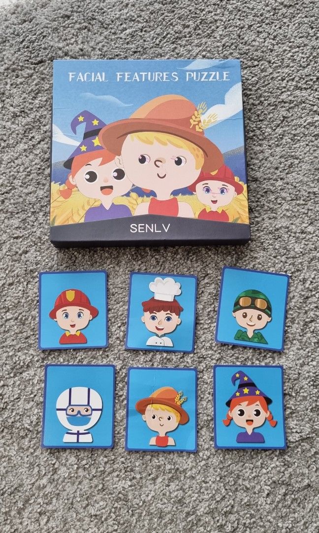 FUN Puzzle for Kids to Learn Facial Features, Hobbies & Toys, Toys ...