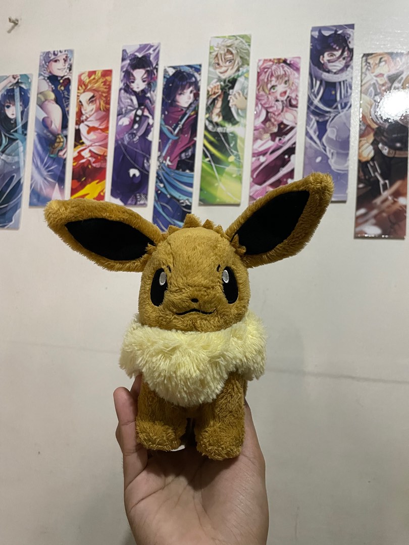 Furry Eevee (Pokemon Plush), Hobbies & Toys, Toys & Games on Carousell