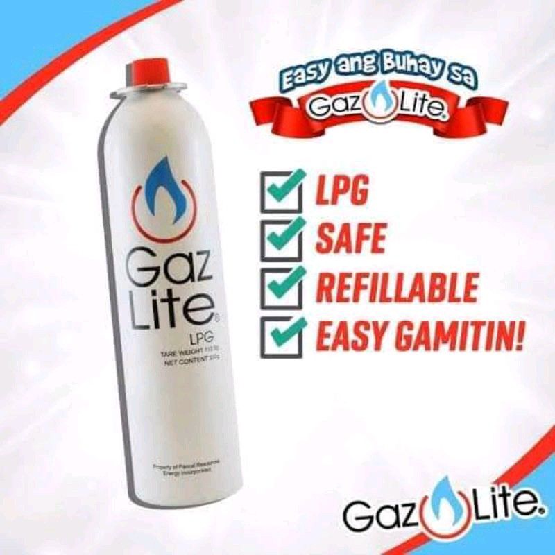 GAZLITE Eazy Kalan Returnable LPG Cylinder with FREE LPG Butane 230g ...