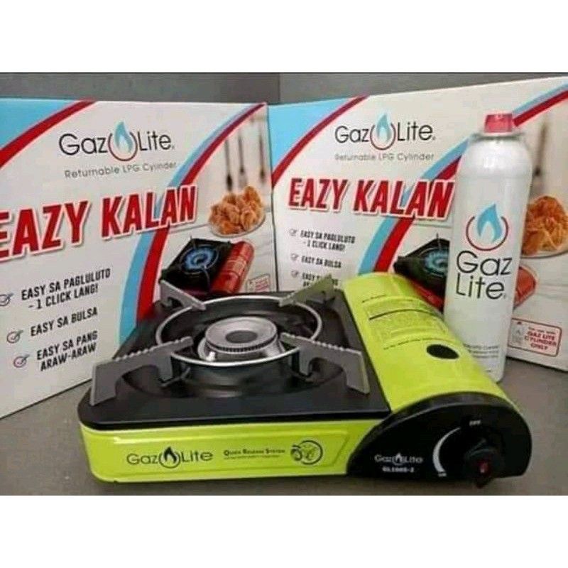GAZLITE Eazy Kalan Returnable LPG Cylinder with FREE LPG Butane 230g ...