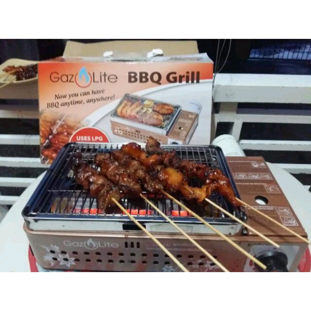 GAZLITE LPG BBQ Grill + 1 Gaz Lite 330g LPG Cylinders, Furniture & Home Living, Outdoor ...