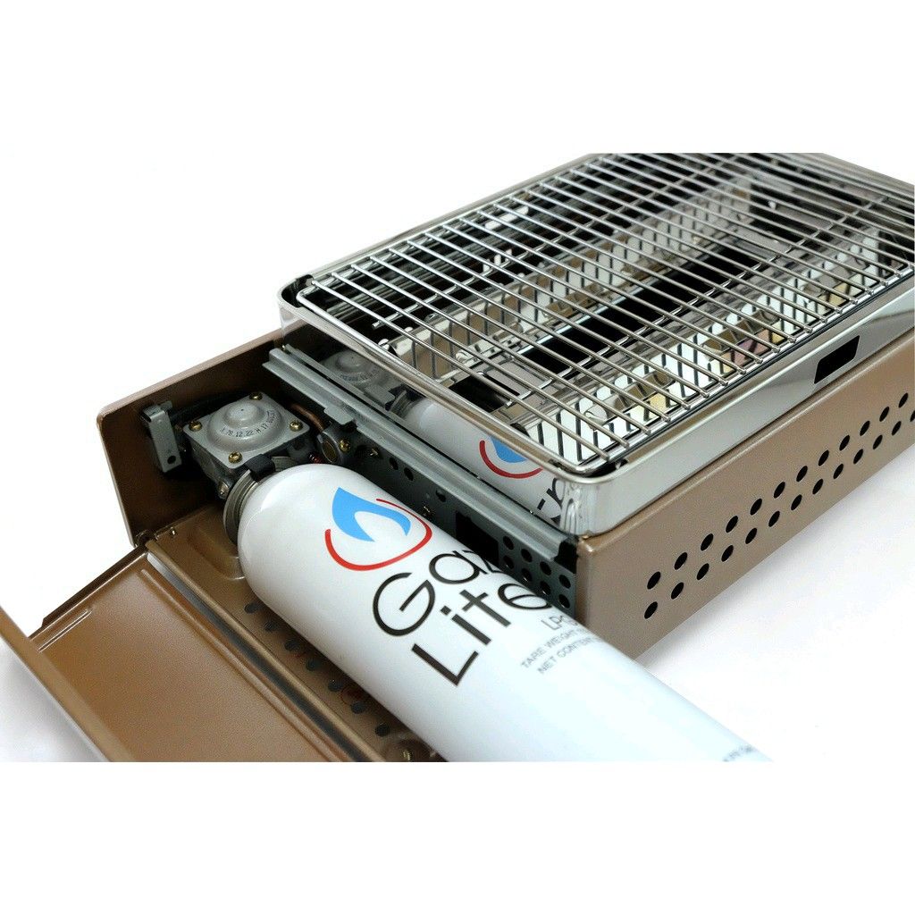 GAZLITE LPG BBQ Grill + 1 Gaz Lite 330g LPG Cylinders, Furniture & Home ...