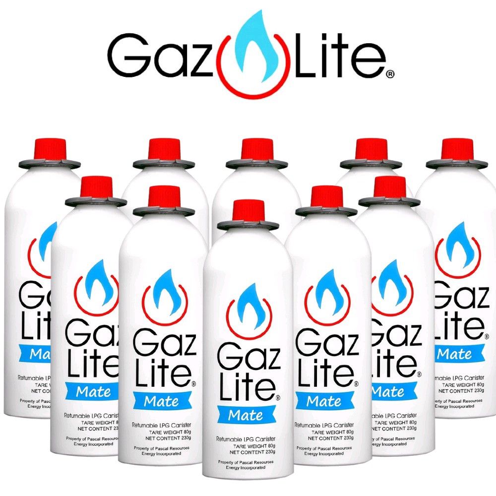 Gazlite Mate Refillable LPG Canister with Content 230g, Everything Else ...