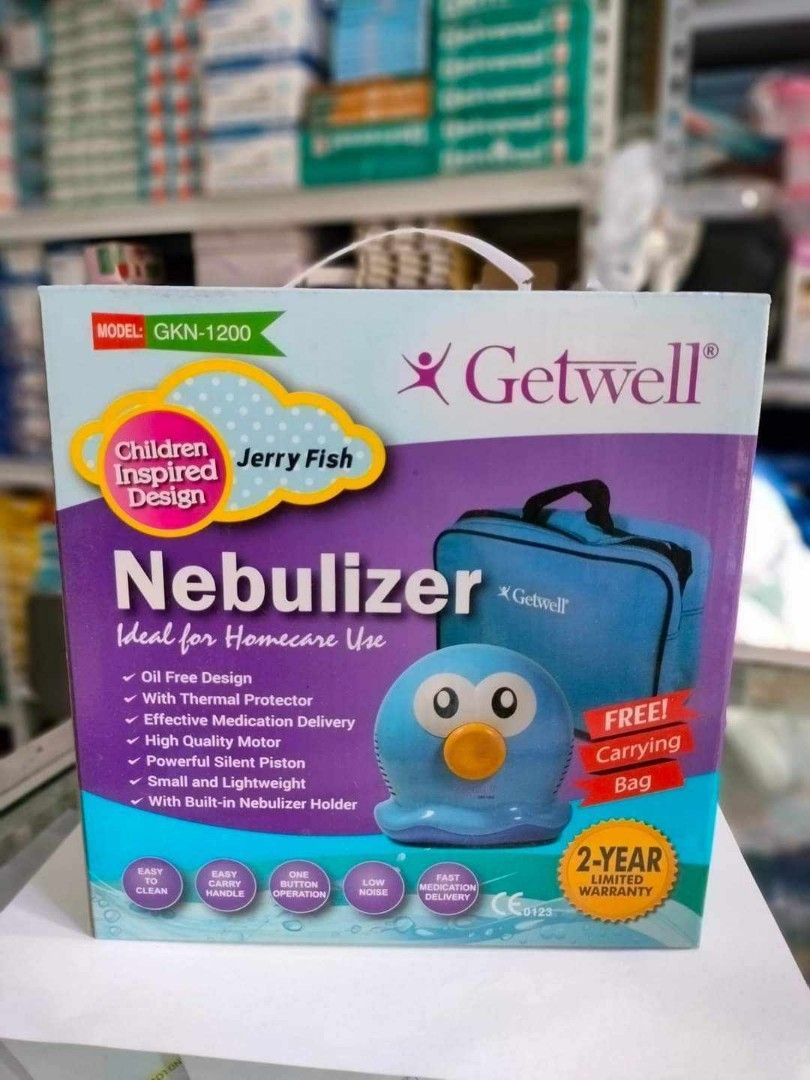 Getwell Nebulizer, character design, Health & Nutrition, Medical ...