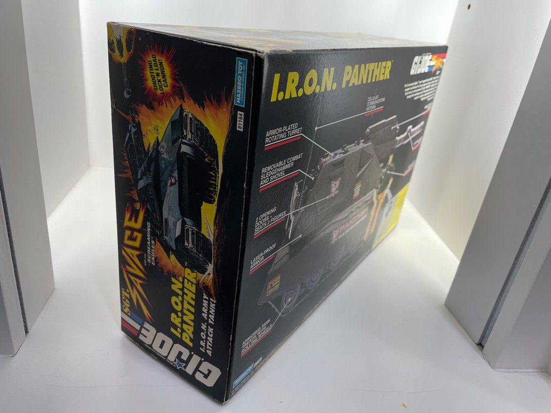 G.I Joe sgt Savage ,IRON Panther with IRON Anvil Figure vintage 1994 ...
