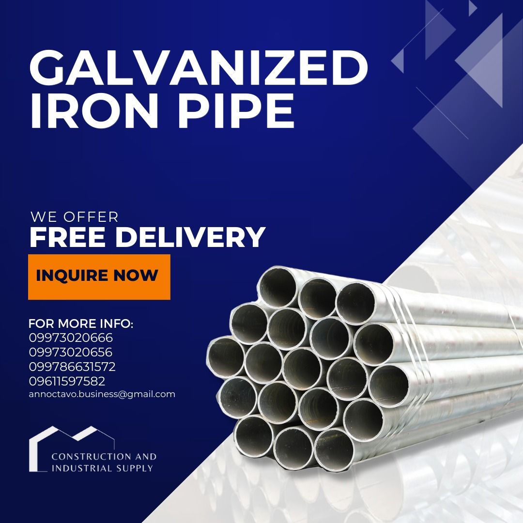 Gi Pipe | Galvanized Iron Pipe | Pipes | Plumbing Pipe | Water Pipe ...