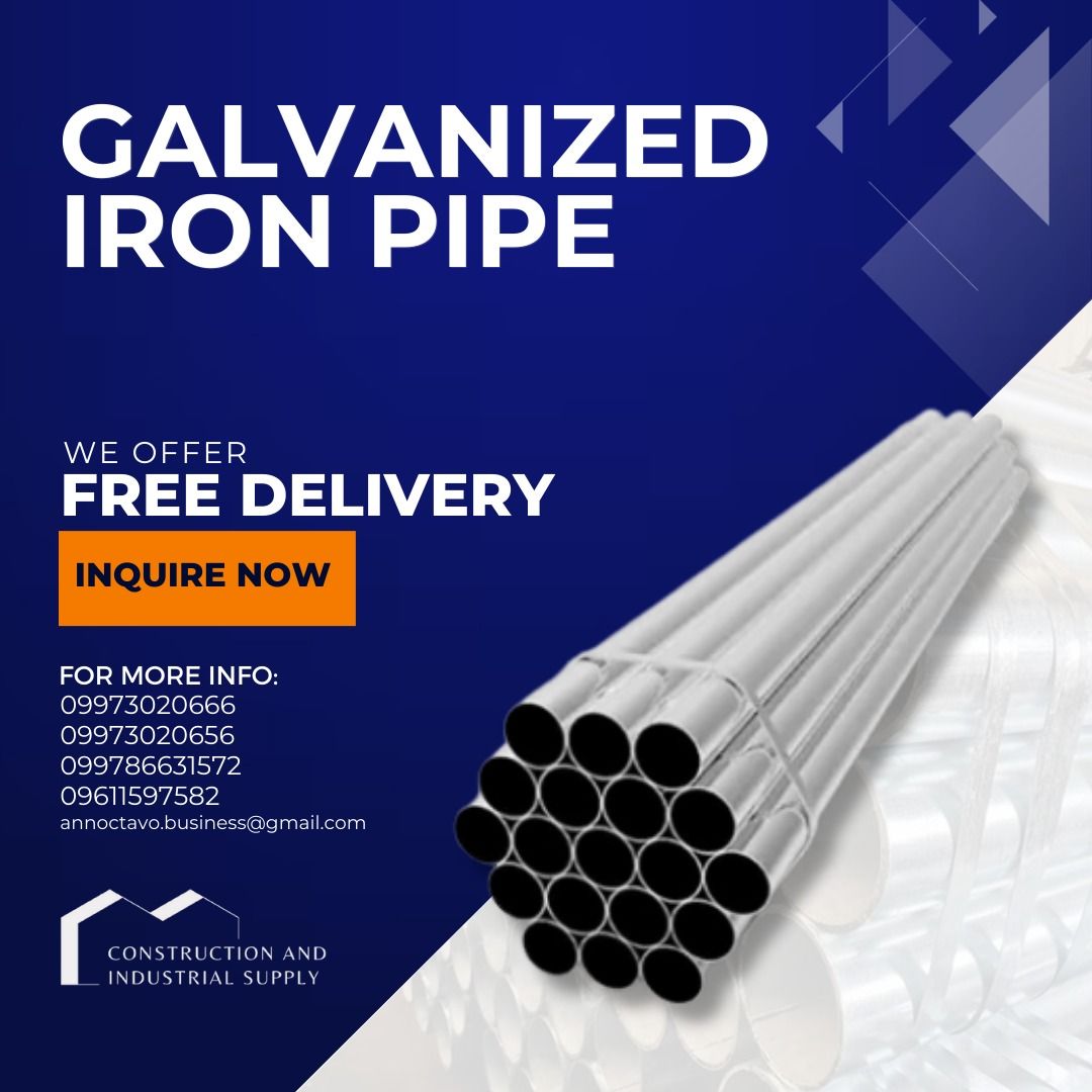 Gi Pipe | Galvanized Iron Pipe | Pipes | Plumbing Pipe | Water Pipe ...