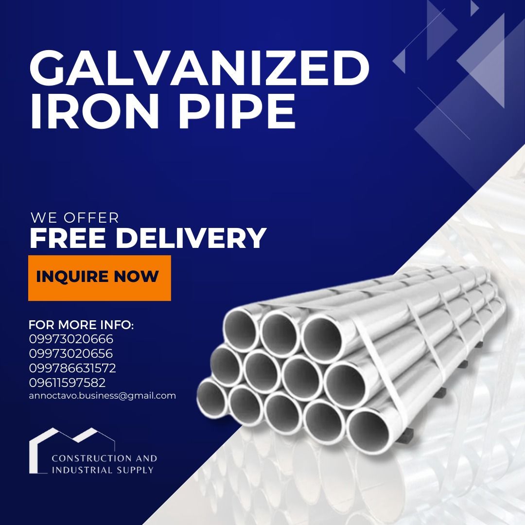 Gi Pipe | Galvanized Iron Pipe | Pipes | Plumbing Pipe | Water Pipe ...