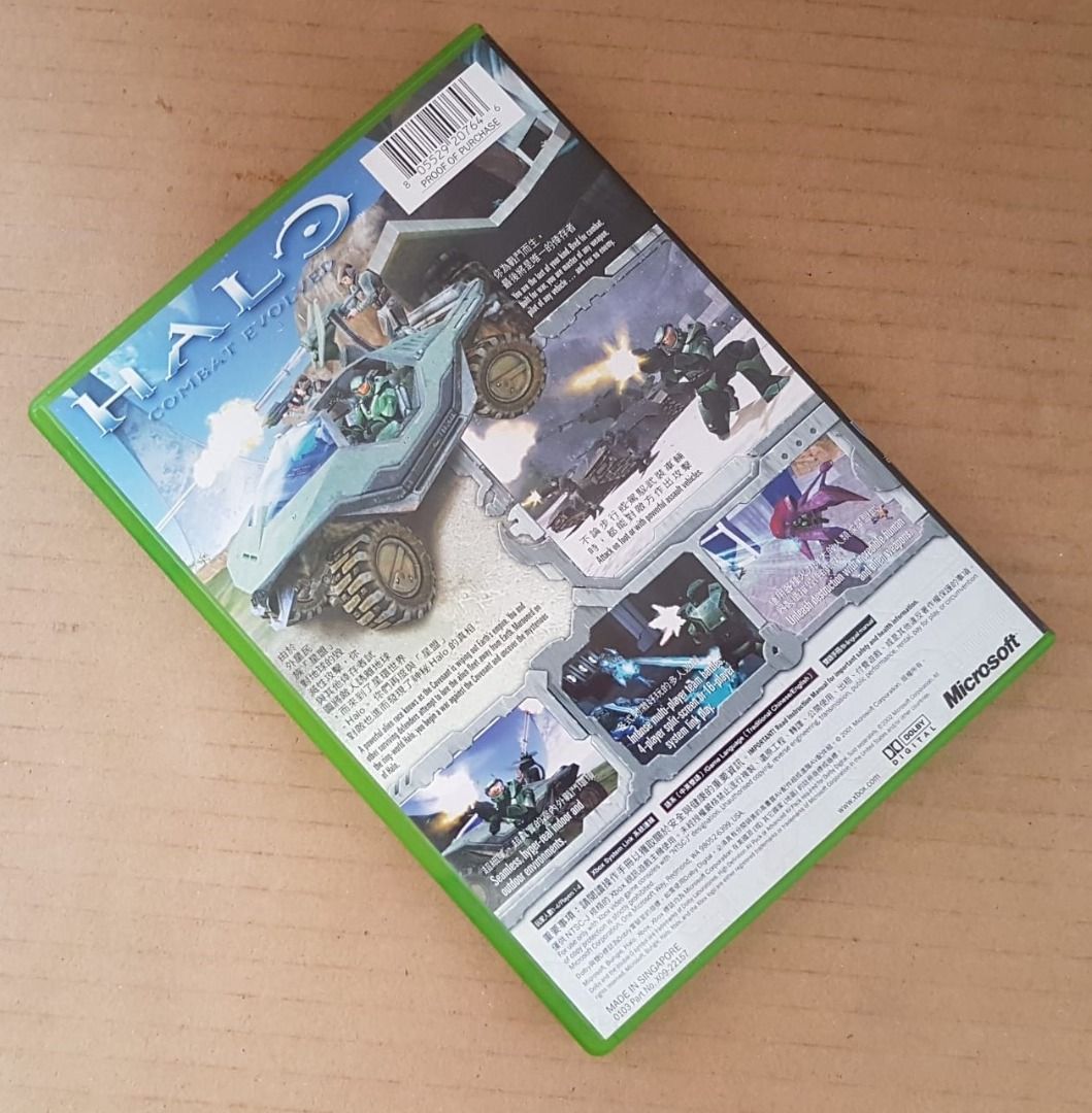 Halo: Combat Evolved, Original Xbox Games, Microsoft Corporation Game ...