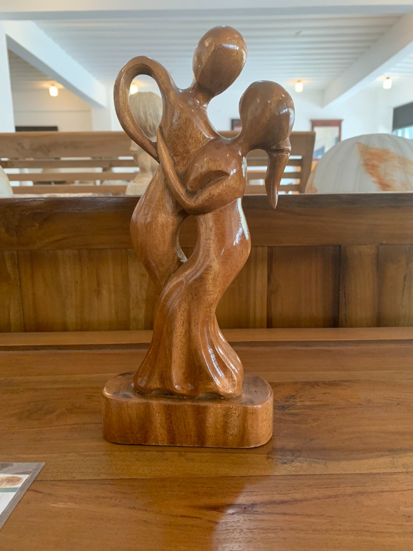 Handcrafted Solid Wood infinity Wood Sculpture Decor Figurine ...